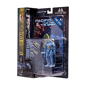 Pacific Rim McFarlane Toys Gipsy Danger (Jaeger) 4" Scale Figure Playset with Comic