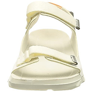 ECCO Women's MX ONSHORE 3-Strap Water Friendly Sport Sandal, White/White, 11-11.5