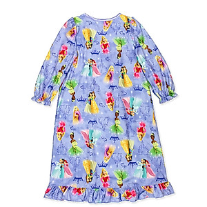 Disney Princess Toddler Girls Granny Gown Nightgown (4T, Purple)
