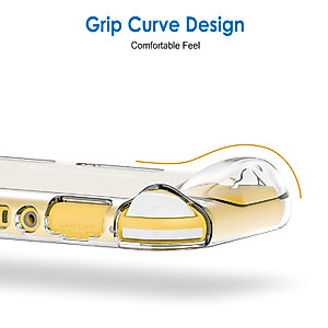 JETech Protective Case for Nintendo Switch Lite 2019, Grip Cover with Shock-Absorption and Anti-Scratch Design (HD Clear)