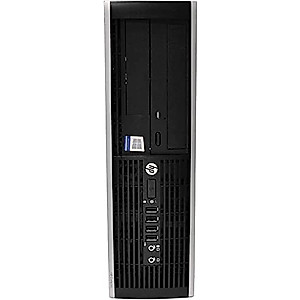 HP Elite Desktop PC Computer | Intel Quad-Core i5 | 8GB Ram | 1TB HDD | 24 Inch LCD Monitor (1080p HDMI), RGB Keyboard + Mouse | Desk Speakers | WiFi + Bluetooth | Windows 10 (Renewed)