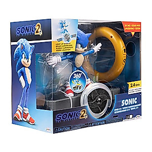 Sonic the Hedgehog Sonic 2 Movie - Sonic Speed RC Vehicle, Blue/ Grey