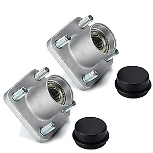 10L0L Golf Cart Front Wheel Hub Assembly 2 Pack for Club Car DS and Precedent 2003-up, Front Hub Replacement Kit 102357701 with Hub Ball Bearing, Oil Seal & Dust Cover