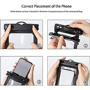 BMHOLU Waterproof Phone Pouch (5) Brown