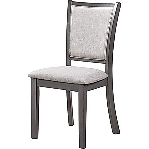 New Classic Furniture Amy 5-Piece Dining Table Set, Gray