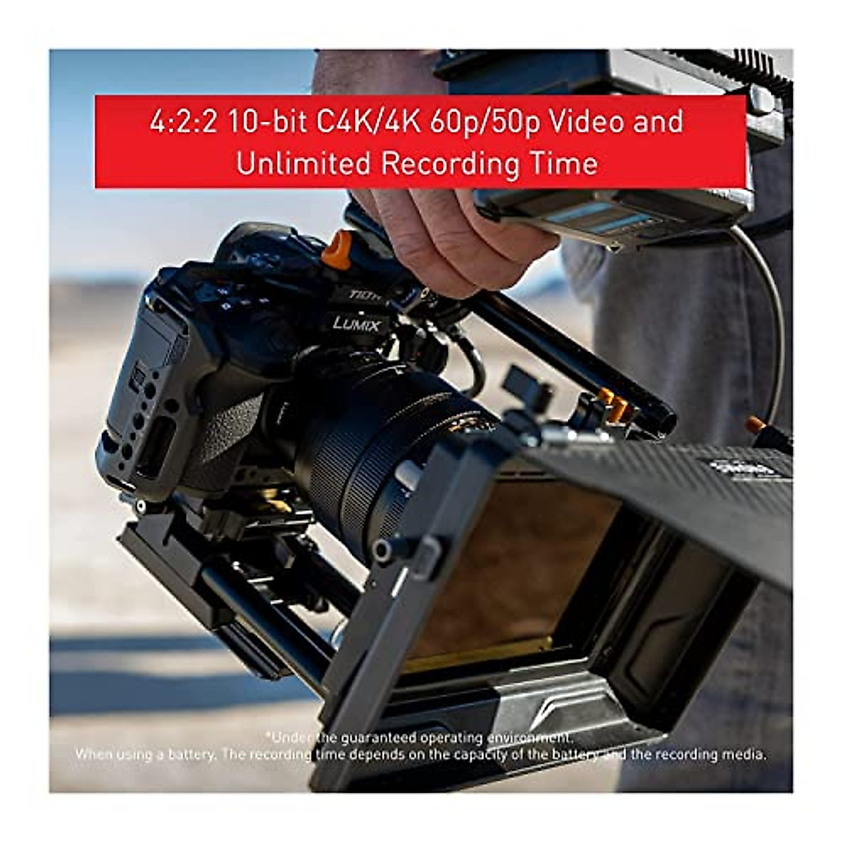 Panasonic LUMIX GH6 25.2MP Mirrorless Camera Body with Dual Image Stabilizer (Renewed)