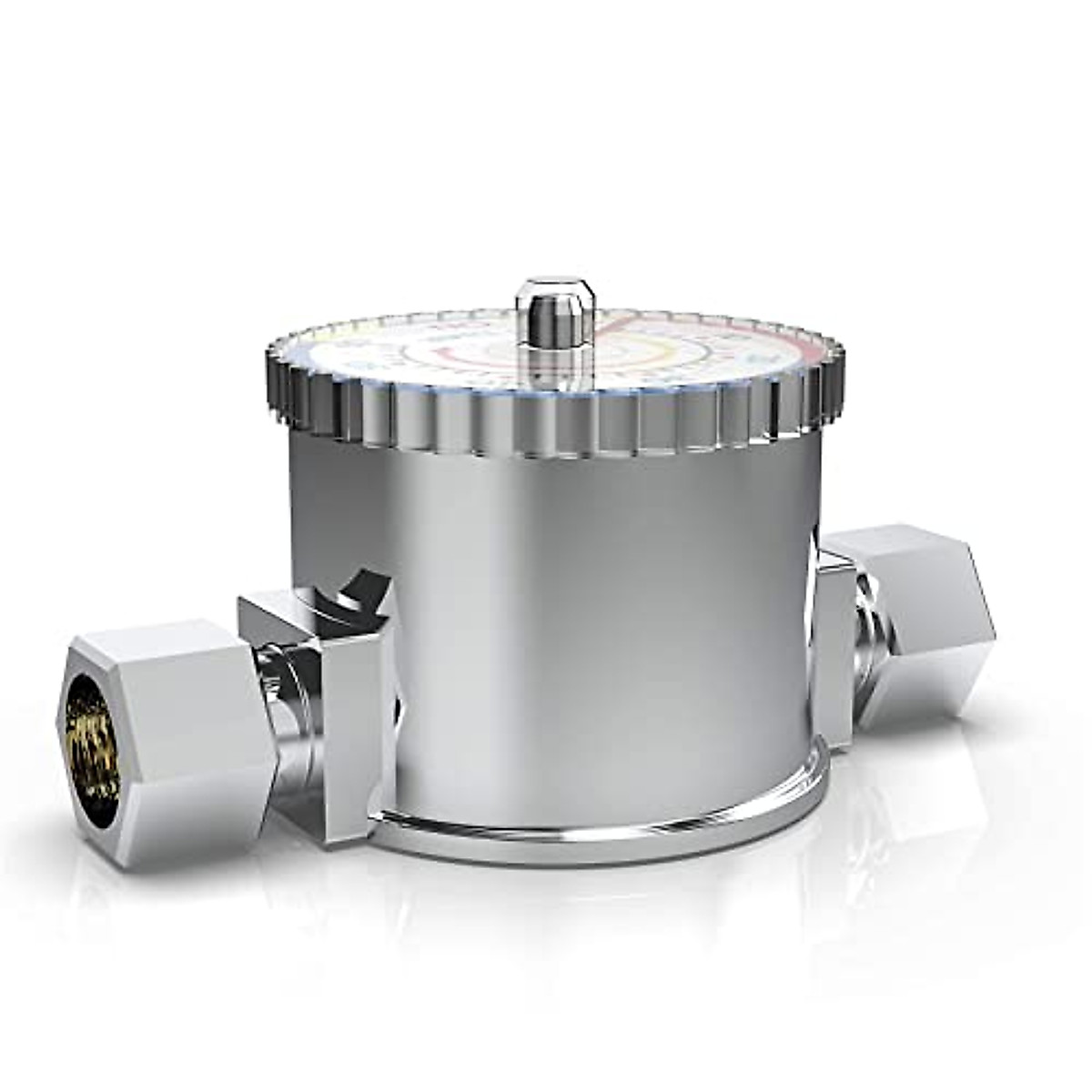 Gas Safety Timer Automatic Shut Off Valve Non-Electric for BBQ Grill & Kitchen Fireplace Natural Gas Propane Stop Device 1/2'' NPT Indoor Outdoor