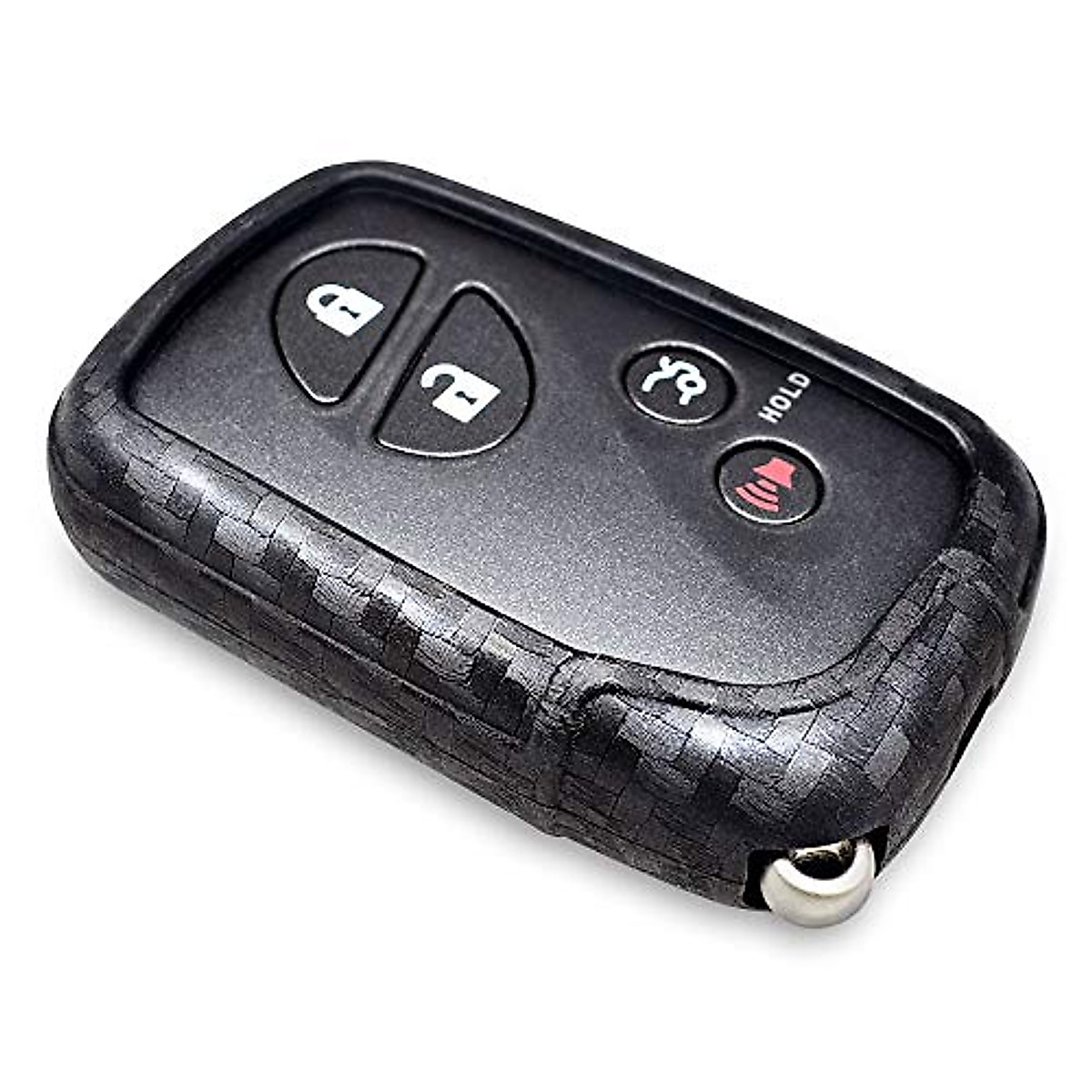 Ceyes Carbon Fiber Texture Car Key Fob Cover for Lexus GS460 GS430 GS350 GS300 GS450h ES350 ES240 CT200H GX460 GX400 LS600h LS460 LX570 IS350 IS250 IS300C is-C is-F HS250h RX350 RX450h