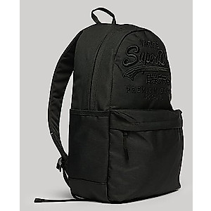 Superdry Womens Heritage Montana Backpack, Classic Hiking-Inspired Design Black Marl/Black Size One Size