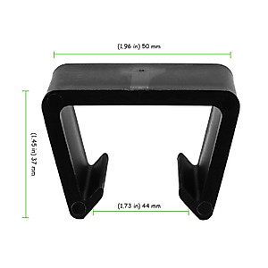 TAICHEUT 30 PCS Outdoor Furniture Clips, Patio Furniture Fasteners Outdoor Furniture Clips Wicker for Home, Patio and Outdoor Furniture, Black