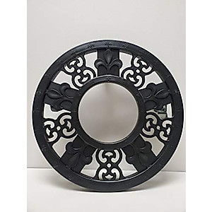 Stack! Co. Big Easy; Easy Rolling; Decorative,Heavy Duty Plastic;Patio Caddy Plant and Pot Mover; 360° Swivel Locking Wheels; Durable Plastic; Indoor, Outdoor Home and Garden Tool;16 Inch (Black)