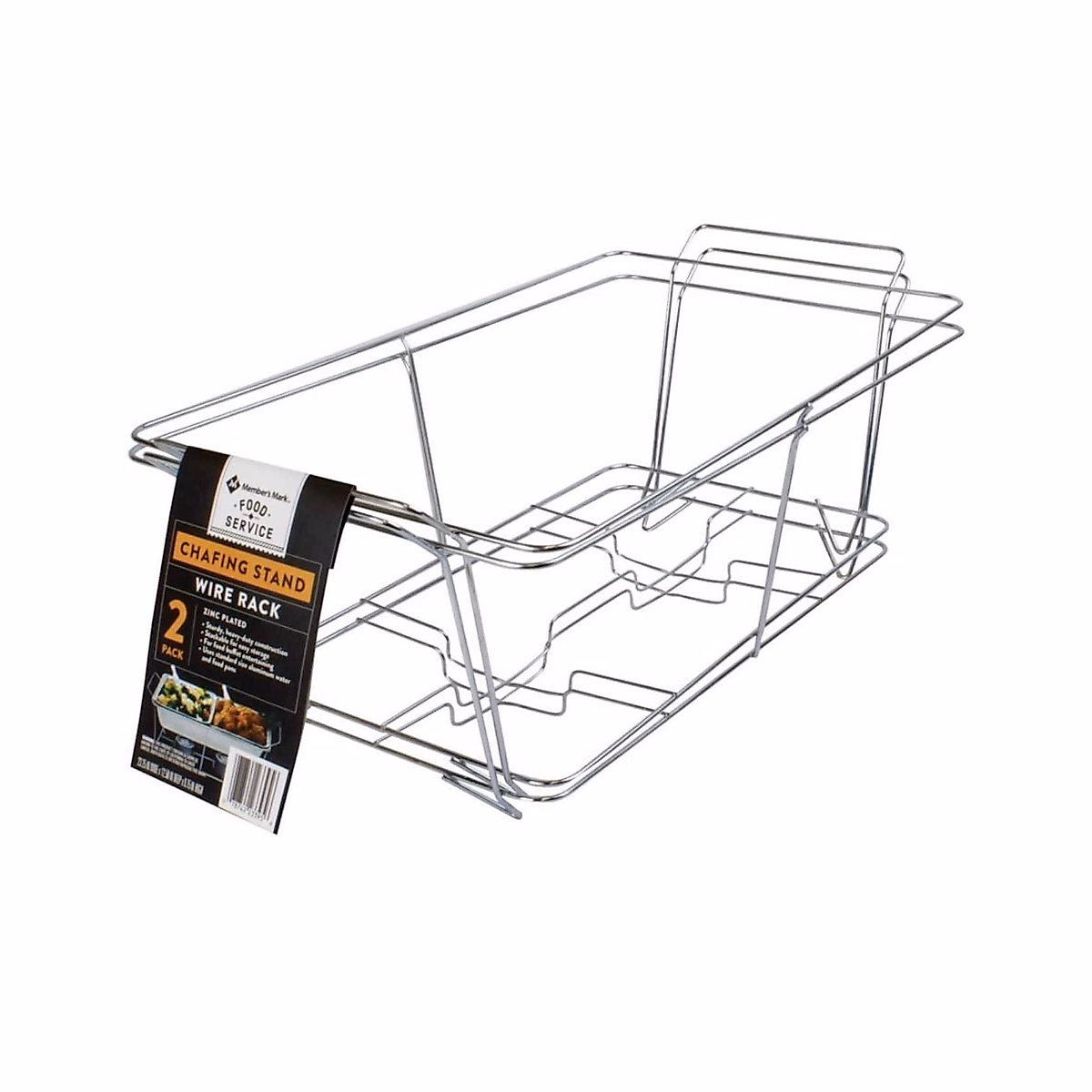 Mm’S Buffet Chafer, Food Warmer Rack, Chrome Wire Rack, Chafing Rack. Full Size Set of 4