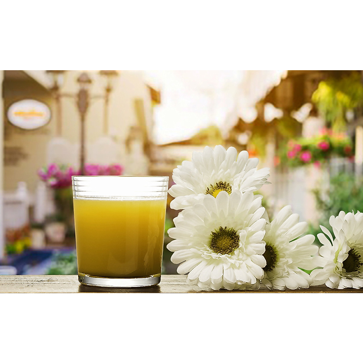 Palais Glassware Striped Collection; Striped Clear Glass Set of 4 DOF 13 Ounce Glasses, Classic Drinking Glass