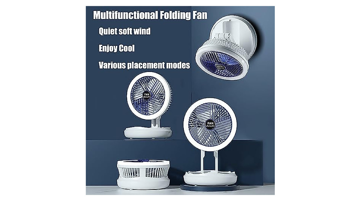 UBEFANS Rechargeable Table Fan - Ultra Quiet & Portable