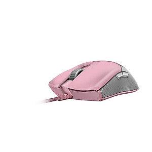 Razer Viper Ultralight Ambidextrous Wired Gaming Mouse: 2nd Gen Optical Mouse Switches - 16K DPI Optical Sensor - Chroma RGB Lighting - 8 Programmable Buttons - Drag-Free Cord - Quartz Pink