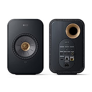 KEF LSX II Wireless HiFi Speaker System (Carbon Black)