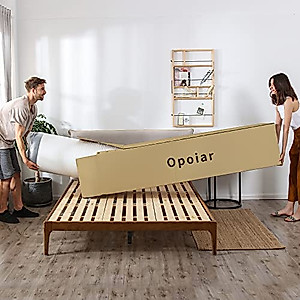 Opoiar 8 inch Memory Foam Mattress Twin Size,Gel Bamboo Charcoal AeroFusion Mattress in A Box,Breathable Medium Mattress Supportive & Pressure Relief,Made in USA, CertiPUR-US Certified