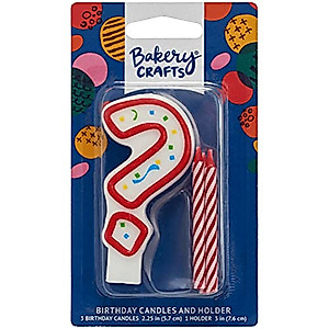 Bakery Crafts Mystery Age Question Mark Birthday Cake Candle