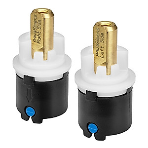 RP60400 Valve Hot and Cold Bathroom Faucet Cartridge Sink Handle Valve Stem Assembly Replacement Parts for Delta 2 Handle Bath Diamond Seal Technology Faucets and Beverage Faucets