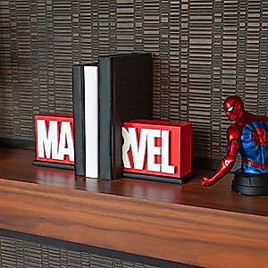 MARVEL Logo Bookends Statue