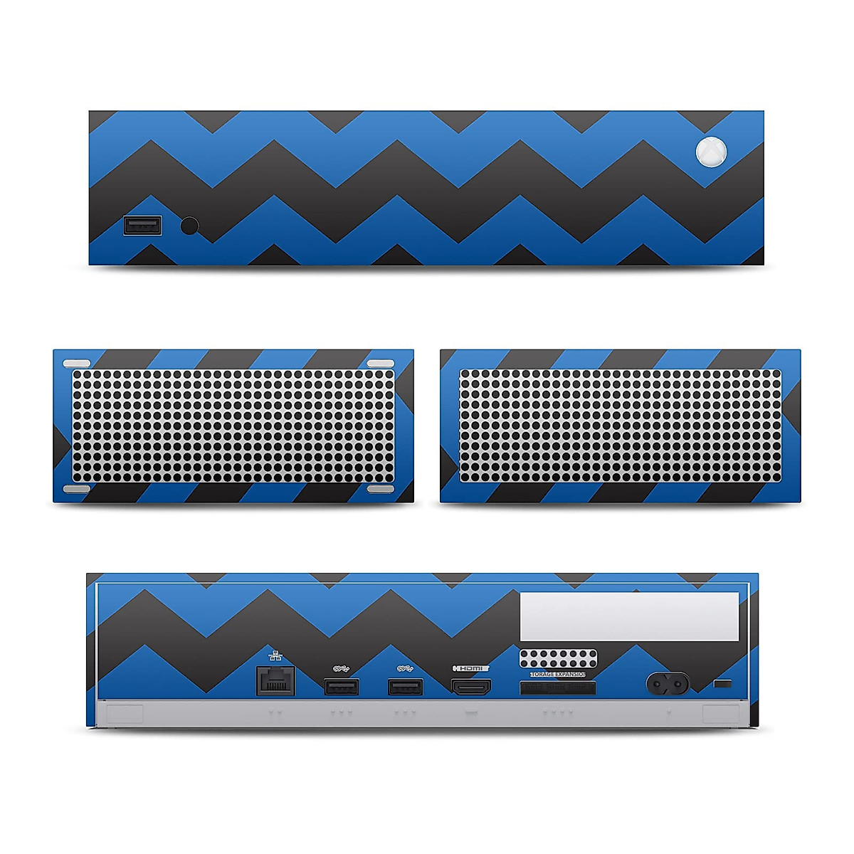 Head Case Designs Officially Licensed Inter Milan Home 2020/21 Crest Kit Matte Vinyl Sticker Gaming Skin Case Cover Compatible with Xbox Series S Console