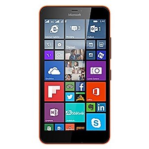 Microsoft Lumia 640 XL LTE, RM-1096, 8GB Dual Sim Unlocked Smartphone - Orange