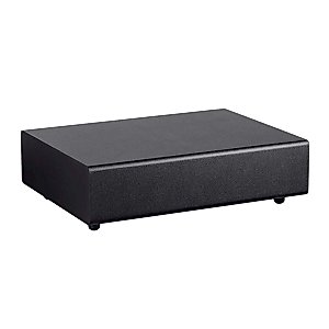 Monoprice SSW-8 Slim Powered Subwoofer - 8 Inch Woofer, 100 Watt, Low Profile, Powerful Amp, Low Pass, RCA and Speaker Level Terminal Inputs, Black