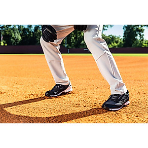 Mizuno Pro Woven Baseball Pant, Grey, Small