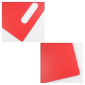 Kiddream Small Plastic Kitchen Cutting Board, Chopping Board Mat Set of 4
