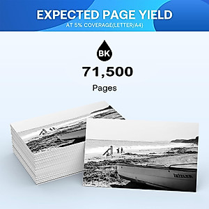 SAIBOYA GPR-63 GPR63 Black High Yield Toner Cartridge Remanufactured GPR 63 (4766C003AA) Toner Replacement for imageRUNNER Advance DX 6855i 6860i 6870i Printer