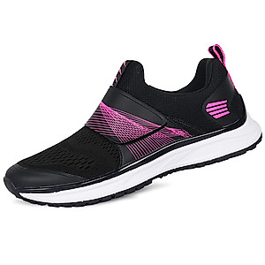 Pairobin Cycling Shoes Women's Indoor Cycling Shoes - Outdoor Cycling Shoes Comfortable and Breathable - Compatible with SPD Cleats Black