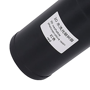 3D Resin, Washable 3D Printer Resin 1000ml Universal for LCD DLP(Red)