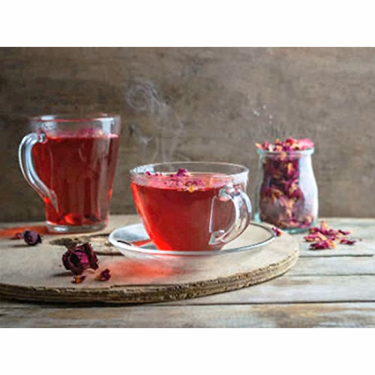 Rose Petals - 100% Natural - 8 oz (1/2 lb) - Culinary Grade A - EarthWise Aromatics