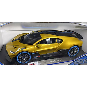 Maisto Bugatti Divo 1/18 Special Edition DieCast Car (Gold)