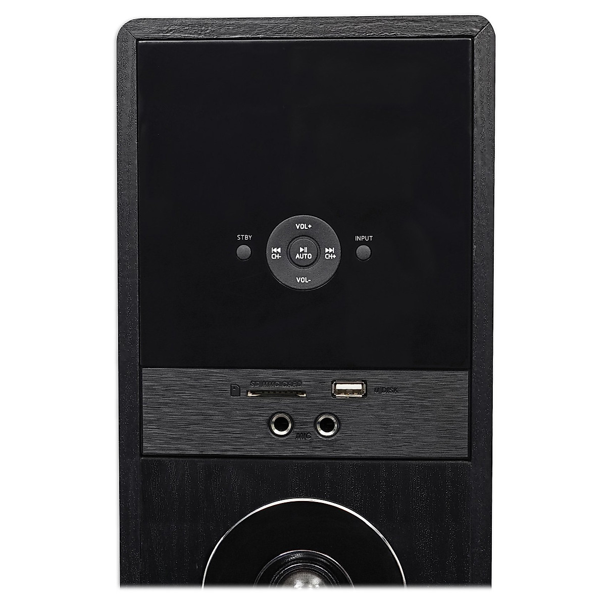 Rockville TM80B Black Home Theater System Tower Speakers 8" Sub/Bluetooth/USB