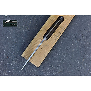 GK&CO. Kukri House Genuine kukri/khukuri - 6 Inch Iraqi Panawal Angkhola Gripper Handle Black Sheath Hand Made in Nepal…