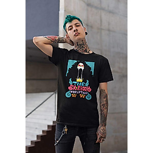 Ripple Junction One Piece Adult Unisex Brook World Tour Light Weight 100% Cotton Crew T-Shirt Large Black