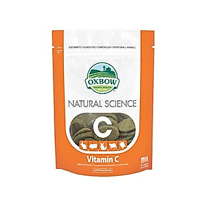 Oxbow Natural Science Vitamin C Supplement Hay tabs Rabbit Chinchilla Guinea Pig