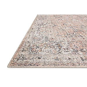 Loloi II Skye Collection SKY-01 BLUSH / GREY, Traditional 9'-0" x 12'-0" Area Rug