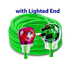 8/3 Welder Extension Cord 25 ft 10,000 Watts Nema 6-50 250-Volt Welder Extension Cord 8 Gauge Lighted end 220 Welder Extension Cord 50 amp Welding Extension Cord 25 ft 6/3 Plug
