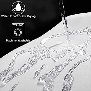 Cnayuep Shower Curtain, Farmhouse Shower Curtains for Bathroom, Rustic Shower Curtain Set Shower Curtains, Teal Floral Bathroom Shower Curtain Sets, Waterproof Bathroom Curtain Bathroom Decor 72"X72"