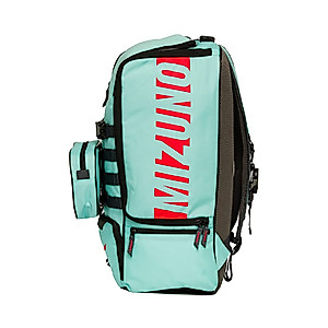 Mizuno Utility Backpack, Teal/Coral
