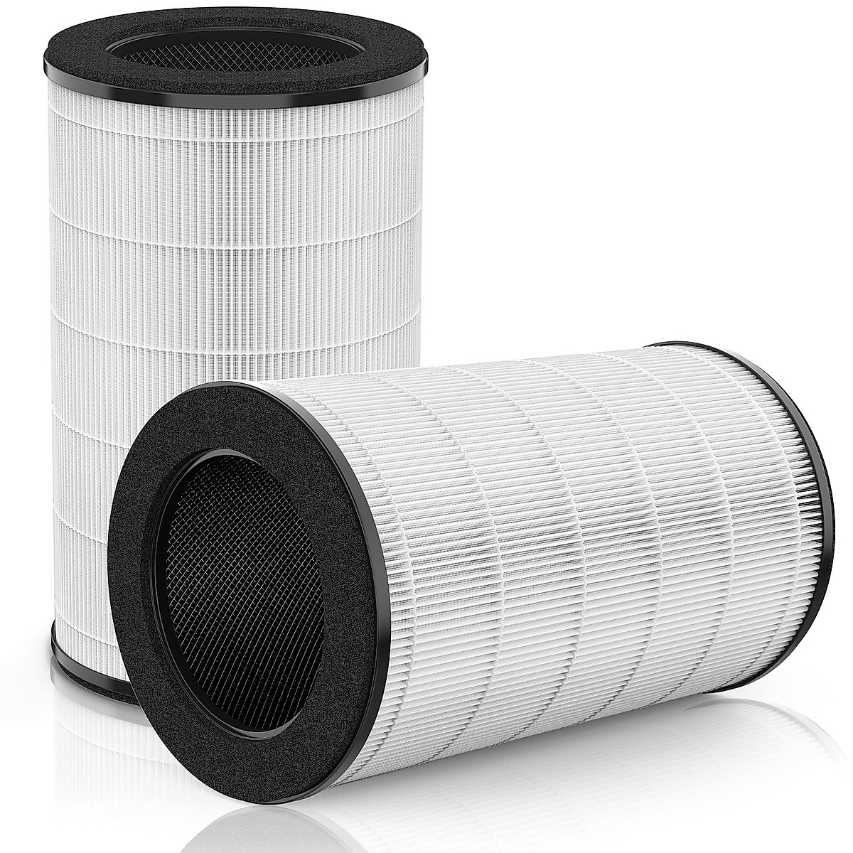 [UPGRADED] AP-PET35-WT AP-T30FL Replacement Filter Compatible with HoMedics Air Pu-rifier Filter, Replacement AP-T30 AP-T30WT AP-PET35 AP-PET35-WT, Part# AP-T30FL AP-PET35FL w/True HEPA, 2-Pack