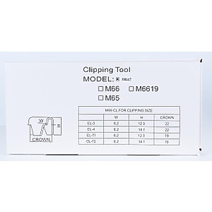 Woodpecker AM66T Pneumatic Clinch Clip Clipper Vertex Fastening Air Power Clinching Tool Hartco Clipper Industrial Clip Tool Gun Clipper Gun for Spring Mattress, Car Seat (AM66T)