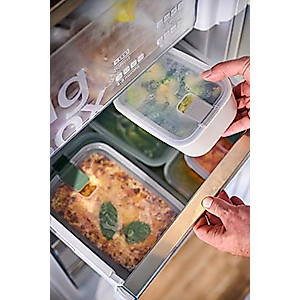 Mepal EasyClip 15oz/450ml - Leakproof & Airtight Food Storage Container | BPA-Free | One-Click Open & Close System | Nordic-Sage | Made in Holland