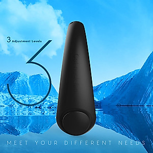 AOBOR Portable Neck Fan, 4000mAh Leafless USB Hanging Neck Fan, Wearable Personal Fan, Rechargeable, Black