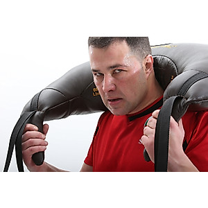 Bulgarian Bag Suples Original - Genuine Leather Size XXL (75 lb.) (Fitness, Wrestling, Judo, Grappling, Functional Training, MMA, Sandbag), Brown