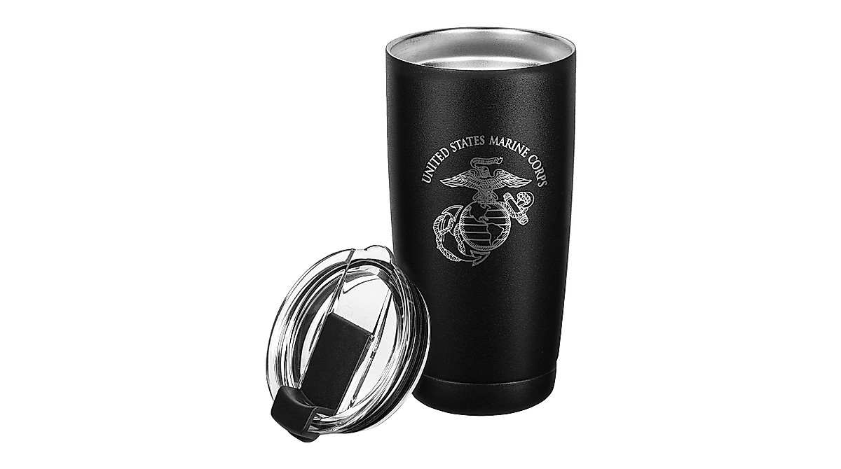 20oz USMC Tumbler - Durable Marine Corps Travel Cup