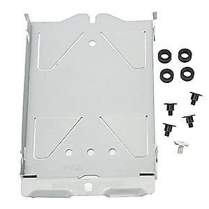 Game HDD Tray Metal PS4 1200 Hard Disk Drive HDD Mounting Bracket, Super Slim Replacement Game Console Hard Disk Drive Bracket for PS4 1200, Easy to Install