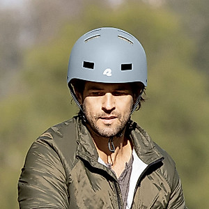 Retrospec Dakota Bicycle / Skateboard Helmet for Adults - Commuter, Bike, Skate, Scooter, Longboard & Incline Skating - Highly Protective & Premium Ventilation- Small - Matte Crystal Blue